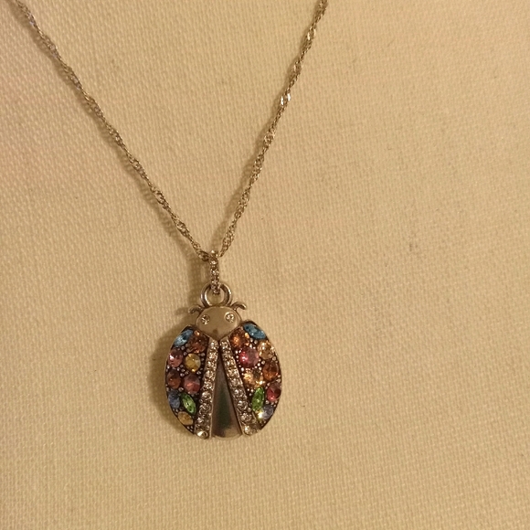 Brighton | Jewelry | Brighton Reversible Ladybug Necklace And Post ...